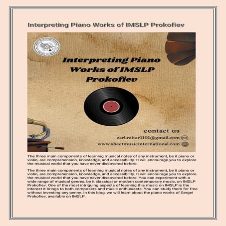 Interpreting Piano Works of IMSLP Prokofiev.pdf
