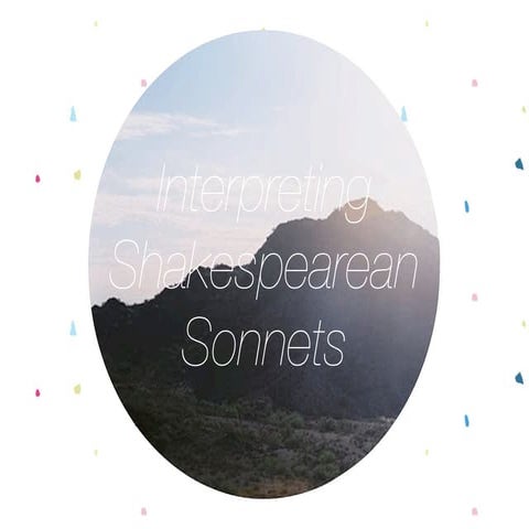 Interpreting Shakespearean Sonnets | PDF