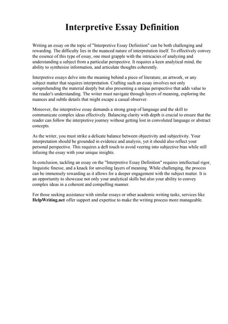 Interpretive Essay Examples.pdf