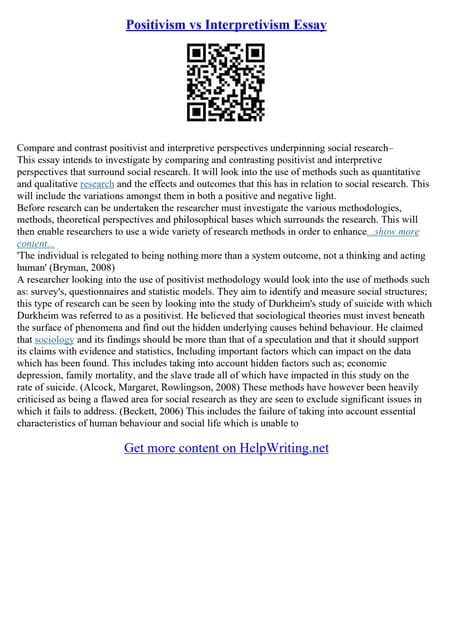 Interpretive Essay Format | PDF