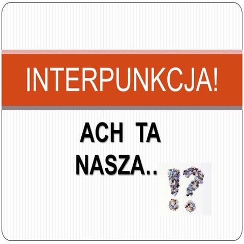 Interpunkcja | PPTX
