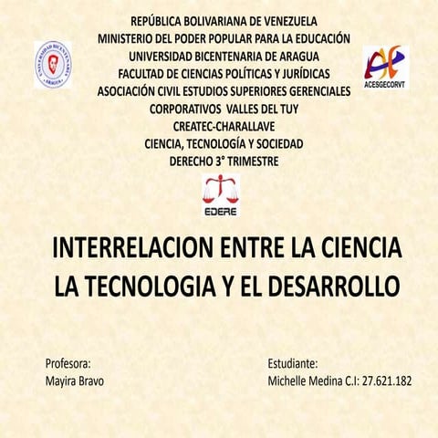 Guía modulo 21 impacto de la ciencia y la tecnología | PDF