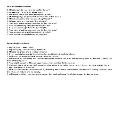 Interrogative determiners | DOCX