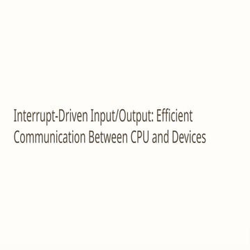 priority interrupt computer organization | PPTX