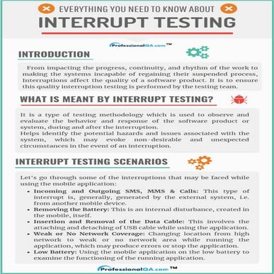 Interrupt Testing: A Complete Guide | PDF