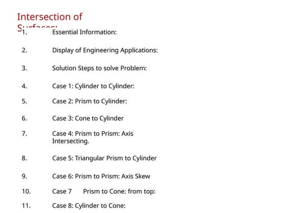 Unit 7 interpenetrations of solids | PPT | Physics | Science
