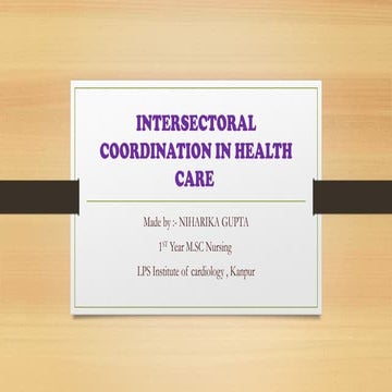 Intersectoral Coordination in health care.pptx