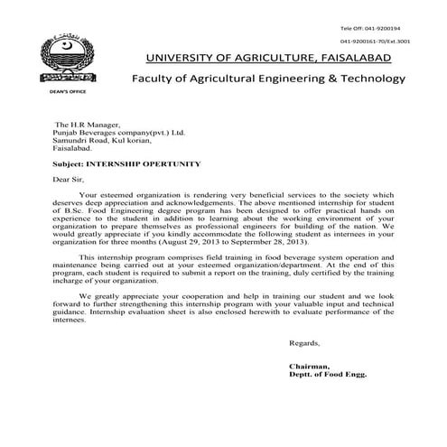 Intership food final | DOCX