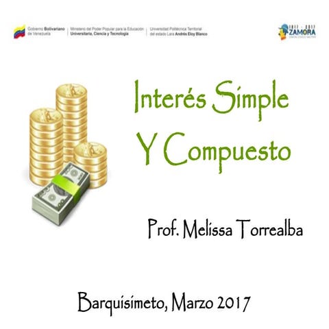 Interés Simple , definición, fórmulas y ejercicios | PDF
