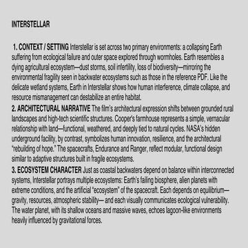 interstellar movie overview and narrative | PDF