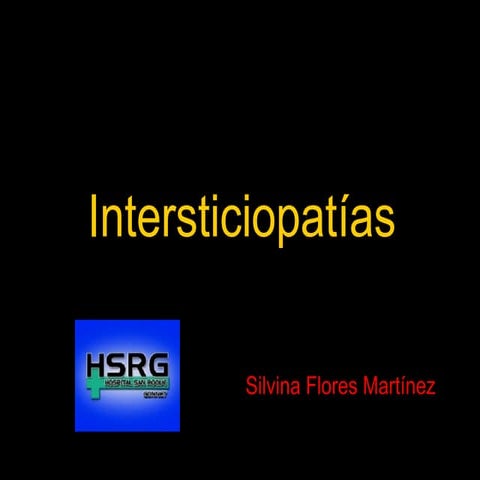 Intersticio pulmonar | PPT