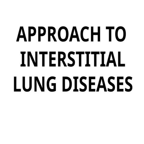 INTERSTITIAL LUNG DISEASE HRCT APPROACH.pptx