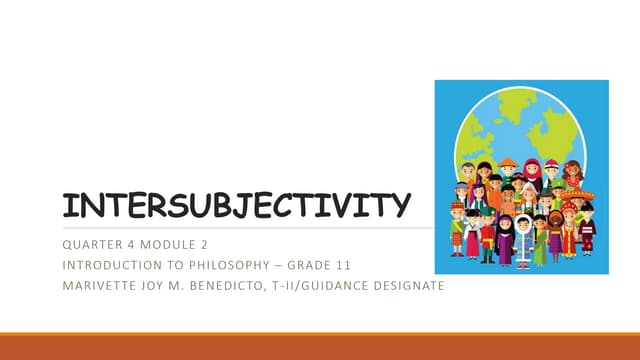 Lesson 13- Intersubjectivity - (Part 1) - Hand outs.pptx