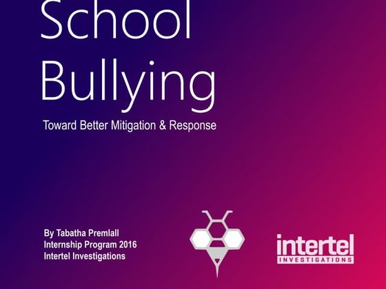 Anti-bullying Presentation #1 | PPT