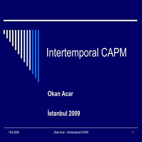 Intertemporal CAPM | PPT