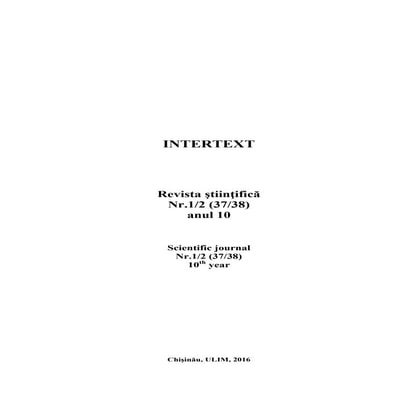 Intertext 2016 1.2 | PDF