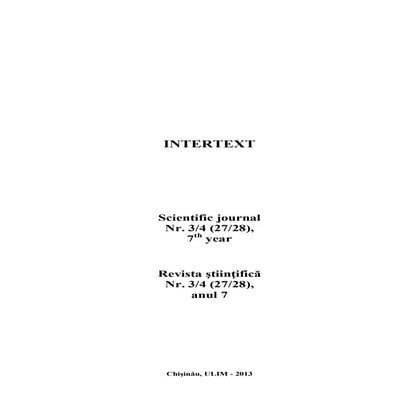 Intertext 3 4-2013 | PDF