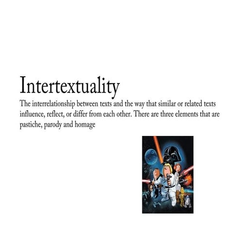 Intertextuality | PPT