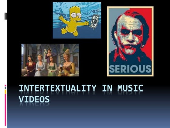 intertextuality | PPTX | Books and Literature