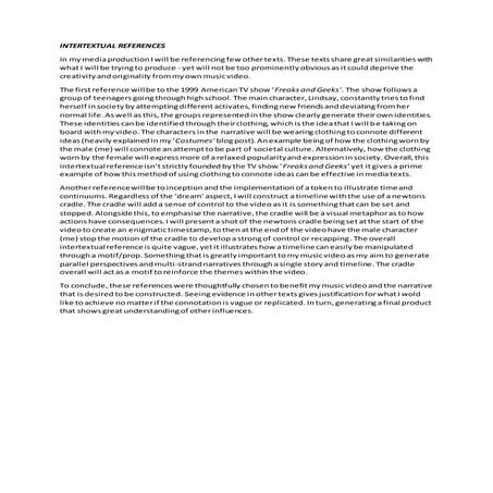 Intertextual references | PDF