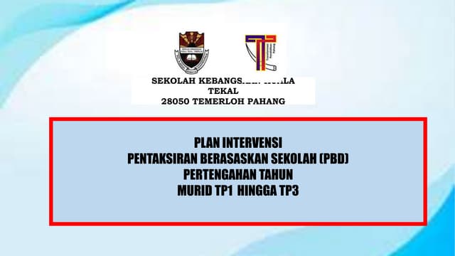 Pelan intervensi bm | DOCX