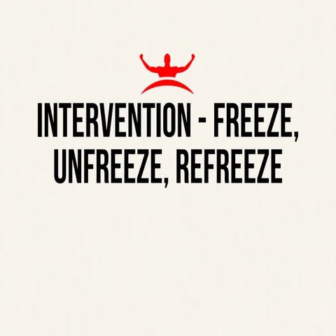 Intervention freeze, unfreeze, refreeze | PPT