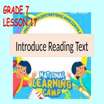 INTERVENTION G7 LESSON 17 POWERPOINT SAVE | PPT | Free Download