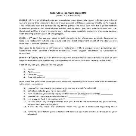 Interview | PDF