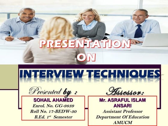 Interview tips | PPT