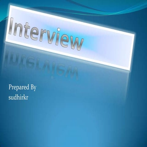 Interview | PPTX