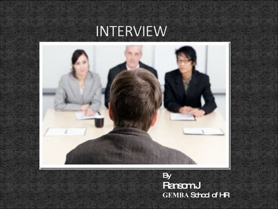 Interview Matrix | PPT