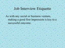 Winning Blueprint For the Job Interviewing Process | PDF