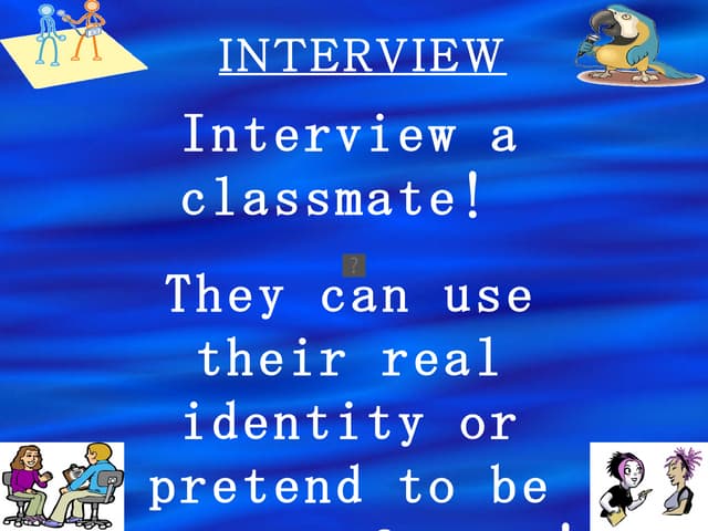 Questions- Classmate Interview | DOC