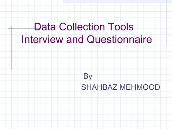 Questionnaire, interview, observation and rating scale | PDF