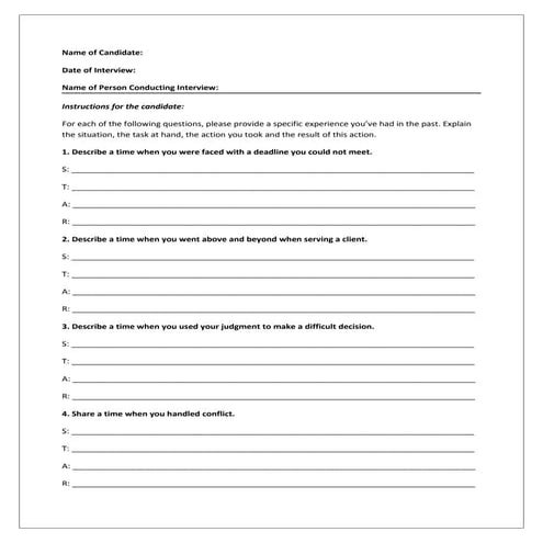 Interview Guide | PDF