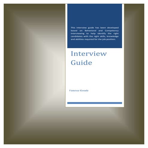 Interview guide | DOCX