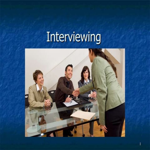 Interviewing | PPT