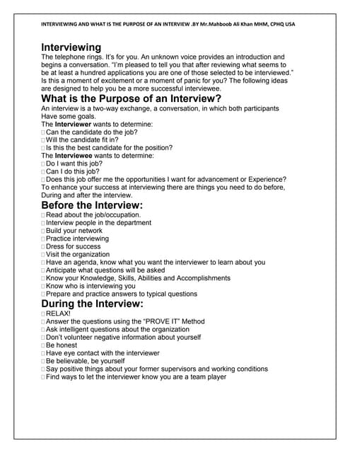 Dos and donts of a job interview ppt