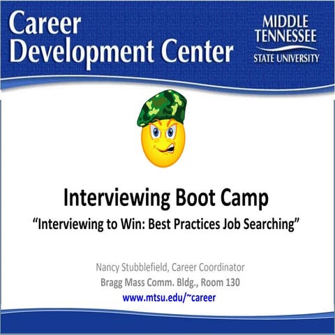 Interviewing Boot Camp | PPT