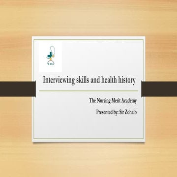 Interviewing skills and health history by NMA.pptx