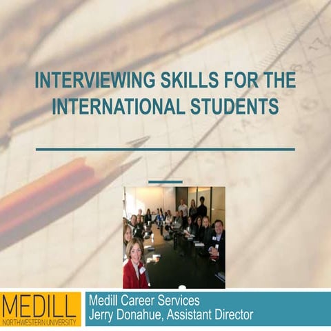 Interviewing skills for the international student | PPTX