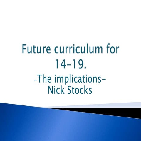 Interview Presentation Nick Stocks | PPTX