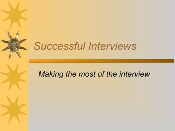 Resume & Interview Tidbits | PPTX