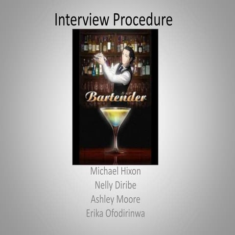 Interview procedure | PPTX