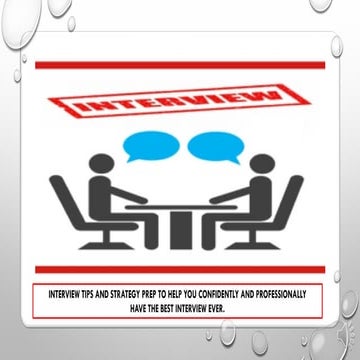 Interview Prep, Hacks and Pro Strategies | PPT