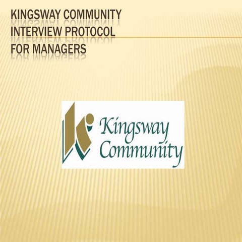 Interview Protocol Pp | PPTX