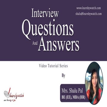 Interview q1 | PPT