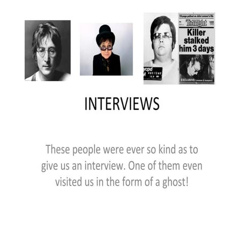 Interview analysis | PPTX