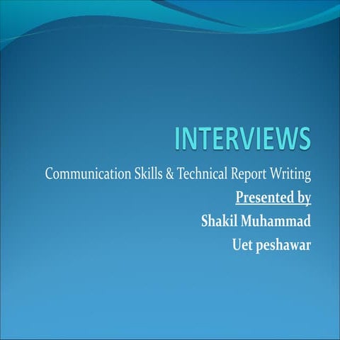 Interviews | PPT
