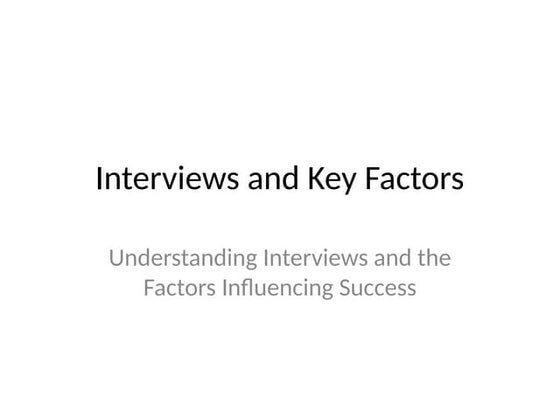 7 top interview questions and answers by Richard McMunn | PPTX